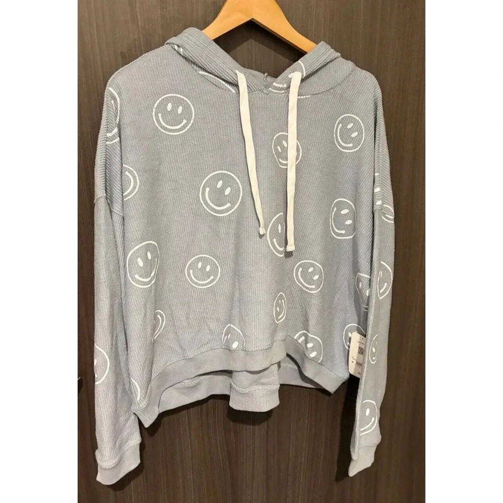 Altar'd State | Tops | Smiley Face Emoji Sweater Altered State Womens ...